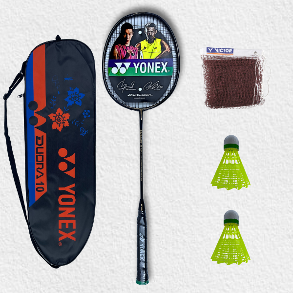 Badminton Offer (Racket +Net + 2 Shuttles) – apnipocket